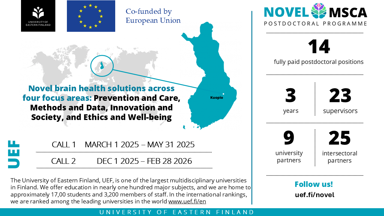 NOVEL MSCA Postdoctoral Programme - NOVEL MSCA Postdoctoral Programme